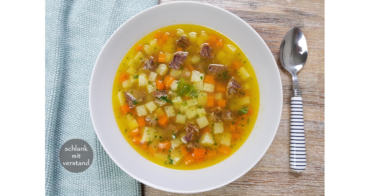 Rindersuppe mit Gemüse low carb – Low carb Rezepte – schlankmitverstand
